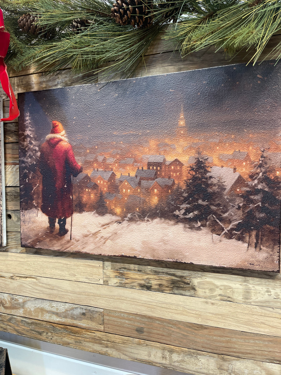Santa Overlooking Village – Farmhouse Rehab